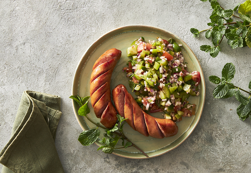 Opskrift på Tyrkisk salat med tomat og peberfrugt